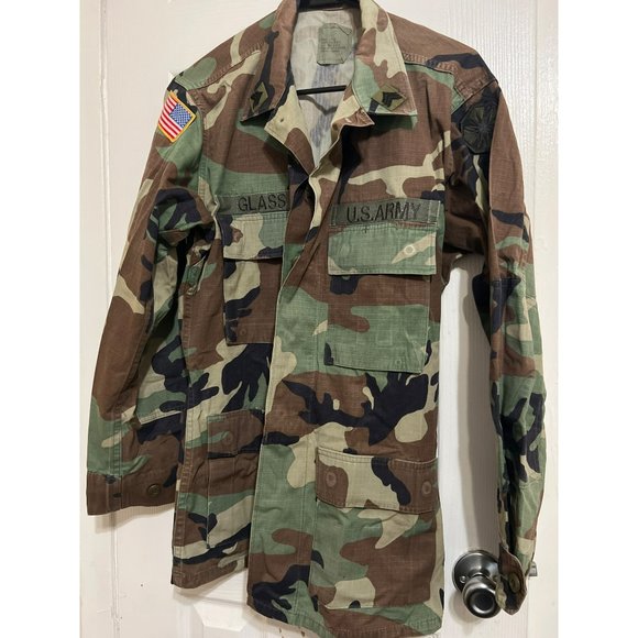 USGI | Jackets & Coats | Vintage Woodland Battle Dress Bdu Summer ...